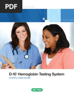 Bio-Rad D10 Hemoglobin Analyzer Manual | PDF | Glycated Hemoglobin ...