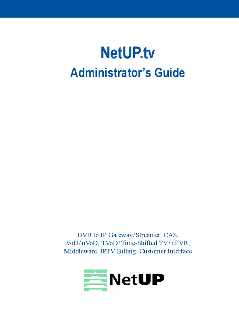 NetUP IPTV Guide en 2 PDF - 2 PDF | PDF | Video On Demand | Set Top Box