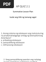 AP6-Q2-W1-Ang Uri NG Pamahalaan at Patakarang Ipinatupad Sa | PDF