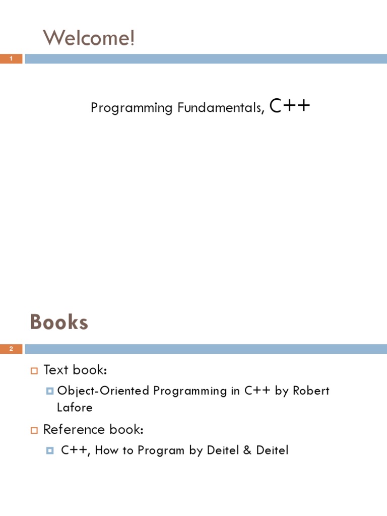 Programmin Fundamentals Weak 1 and 2 | PDF | Computer Program | Programming
