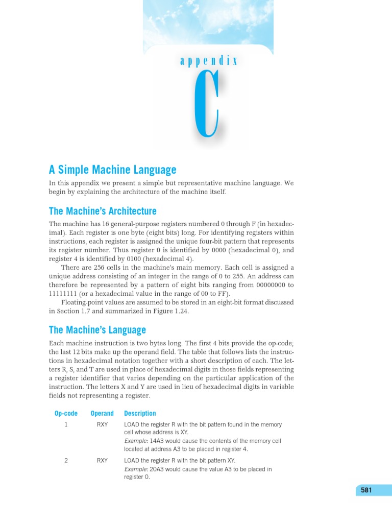 Simple Machine Language Overview | PDF | Byte | Bit