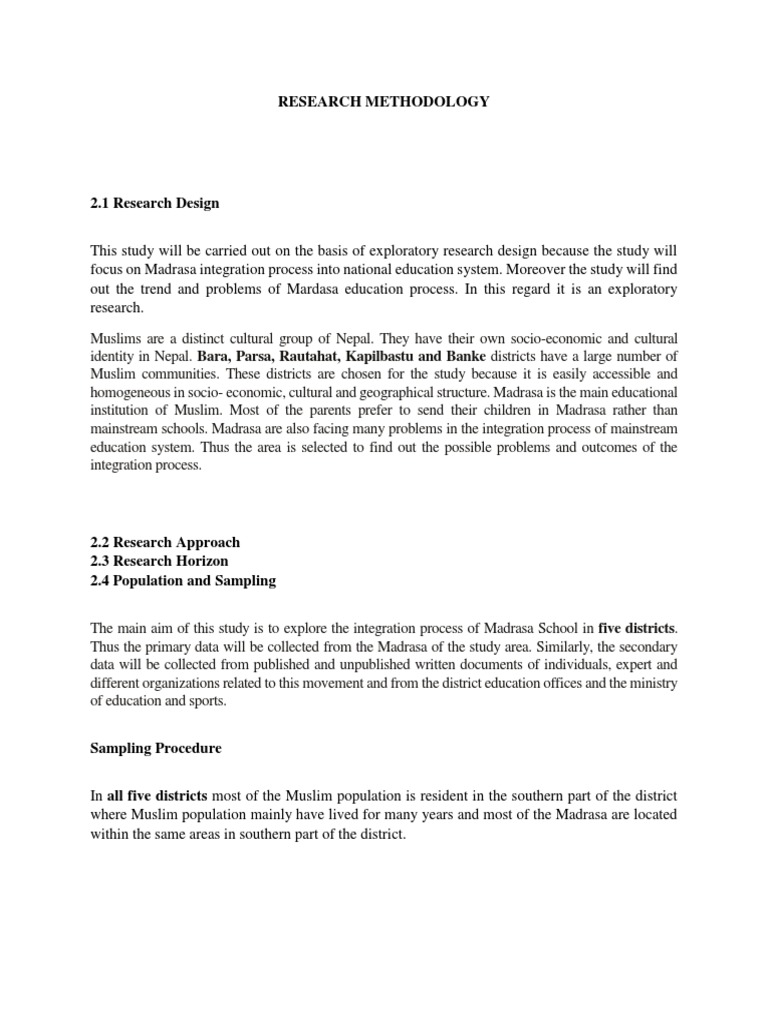 Research Method | PDF | Sampling (Statistics) | Methodology