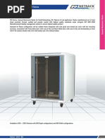 9u Wall Mount Network Cabinet Datasheet | PDF | Manufactured Goods