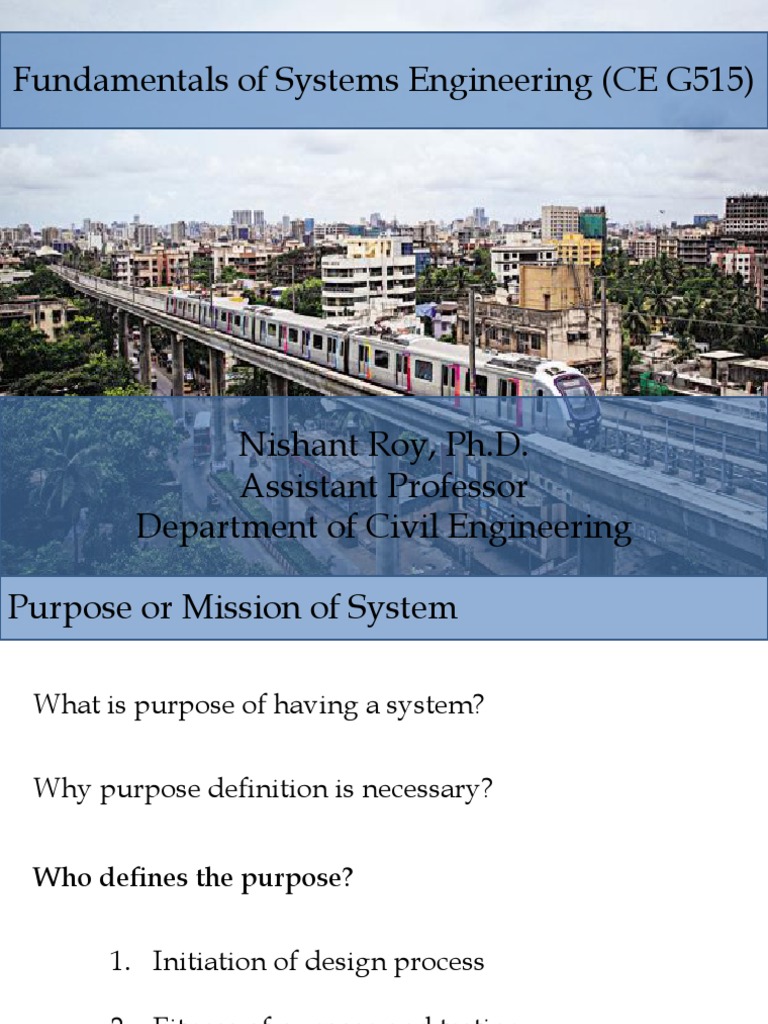 System Engineering Life Cycle and Planning Phases | PDF | Needs ...