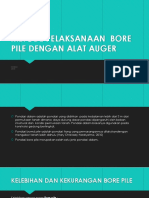 Metode Pelaksanaan Boring Manual, Horizontal Directional Drilling (HDD), Dan Auger Boring | PDF