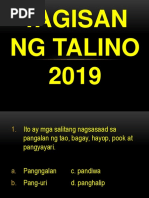 Tagisan NG Talino Reviewer | PDF