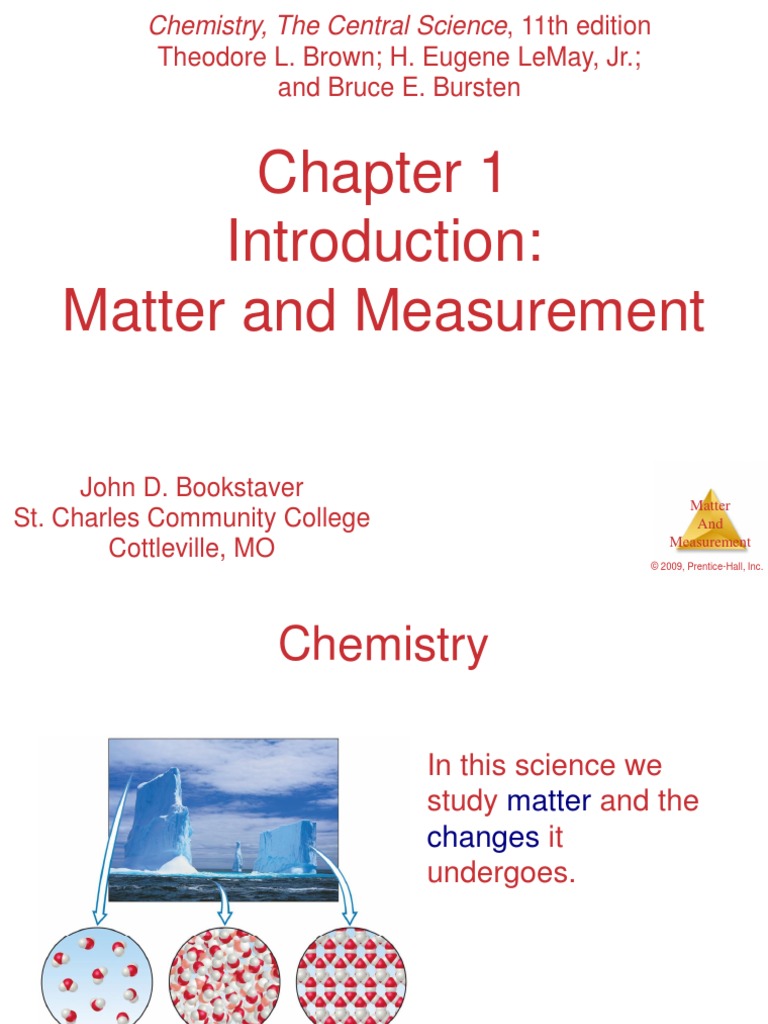 Chemistry The Central Science - Ch01 | PDF | Significant Figures ...
