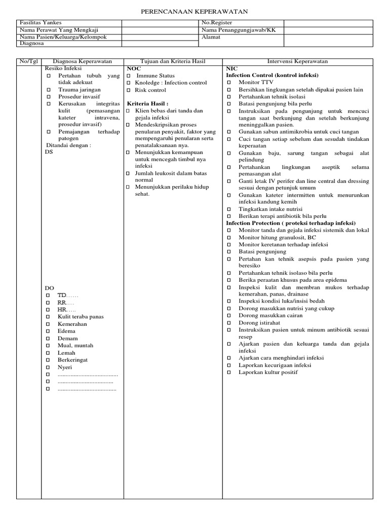 Askep Resiko Infeksi | PDF