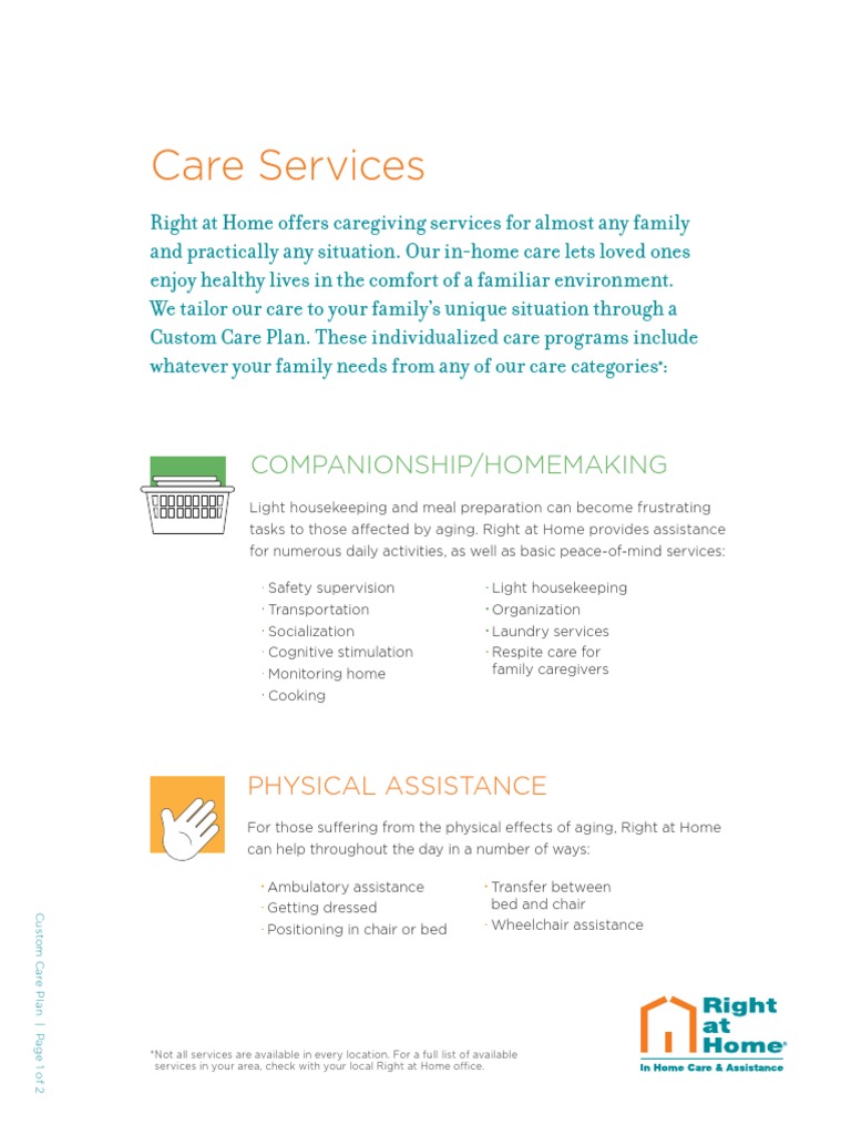 Care Services: Companionship/Homemaking | PDF | Caregiver | Home Care