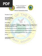 Resignation Letter - Sample For LGU Employees | PDF