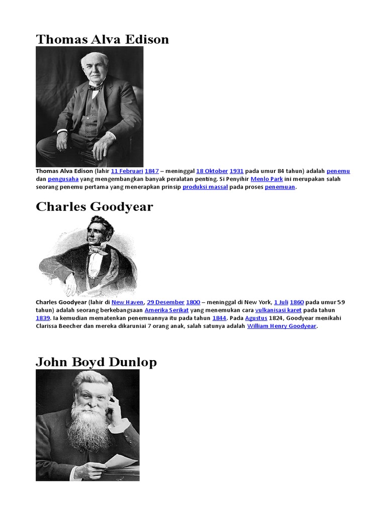 Tokoh Penemu Dunia | PDF