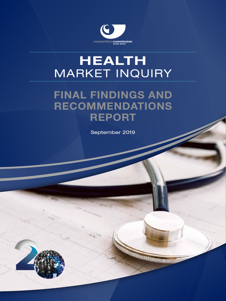 Health Market Inquiry Report | PDF | Patient | Health Care
