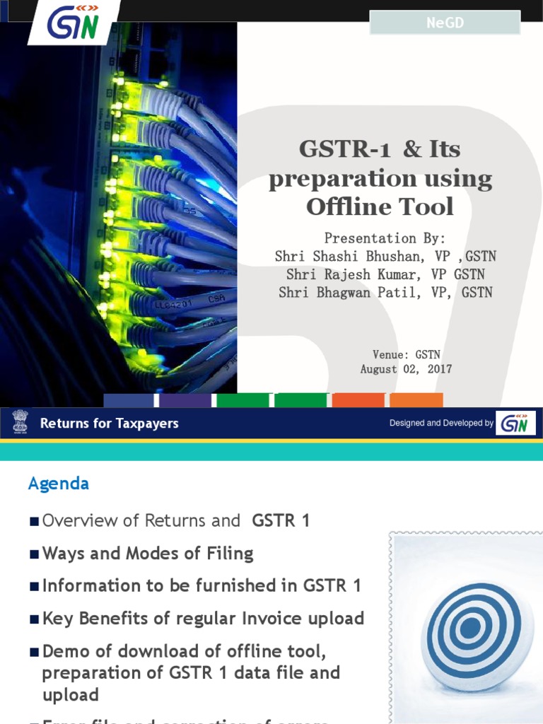 GSTR-1 & Its Preparation Using Offline Tool | PDF | Zip (File Format ...