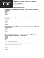 Grade 4 Math Diagnostic Assessment | PDF | Length | Mathematics
