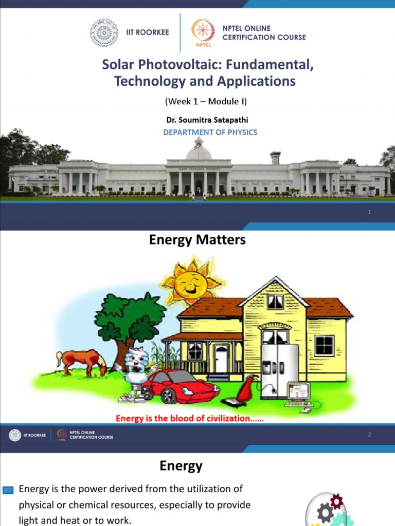 Solar Photovoltaic: Fundamental, Technology and Applications | PDF ...