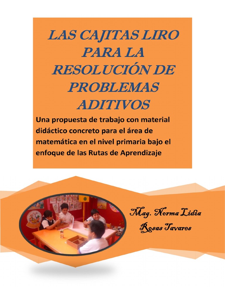 Caja-Liro para La Resolución de Problemas Aditivos PDF | PDF | Sustracción | Algoritmos