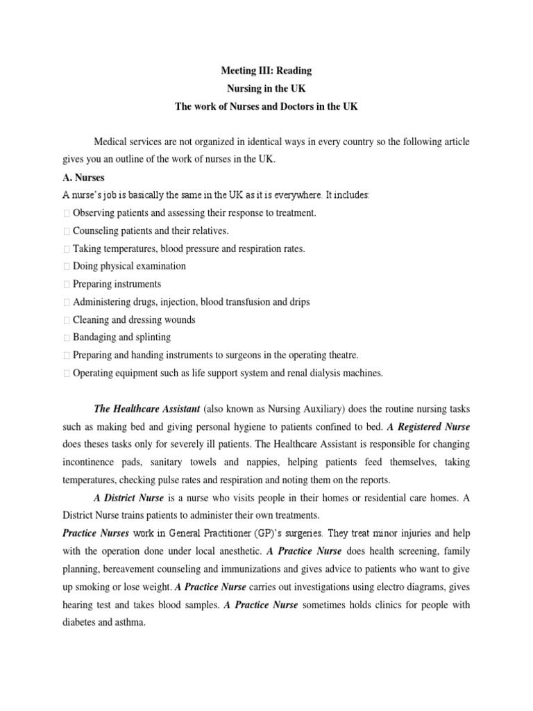 Nursing In The Uk Pdf Psychiatry Psychotherapy