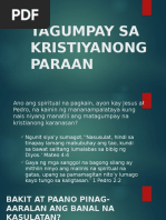 Tagalog Christian Sermon Outline | PDF