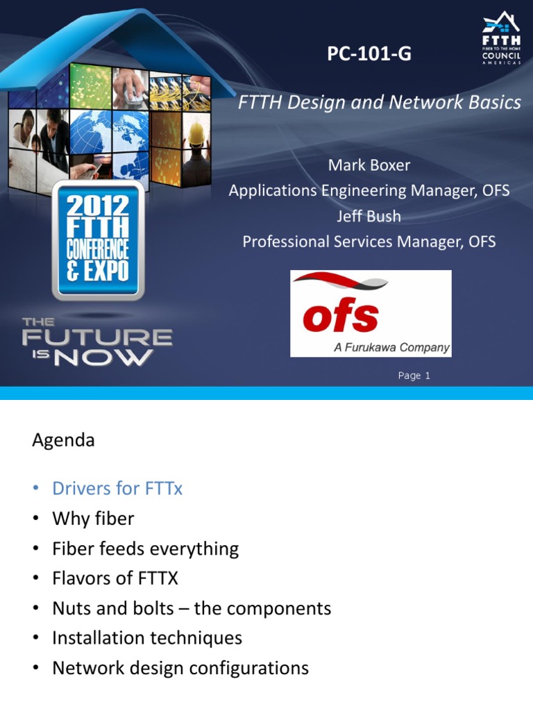 FTTH Basic & Network Design | PDF | Fiber To The X | Optical Fiber