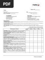 Potential Assessment Form - 2nd Level | PDF | Employment | Decision Making