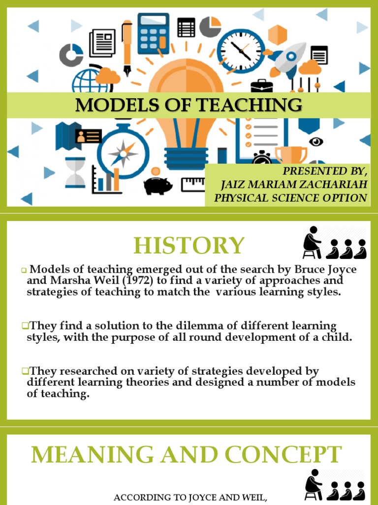 Models of Teaching Ict | PDF | Teachers | Learning