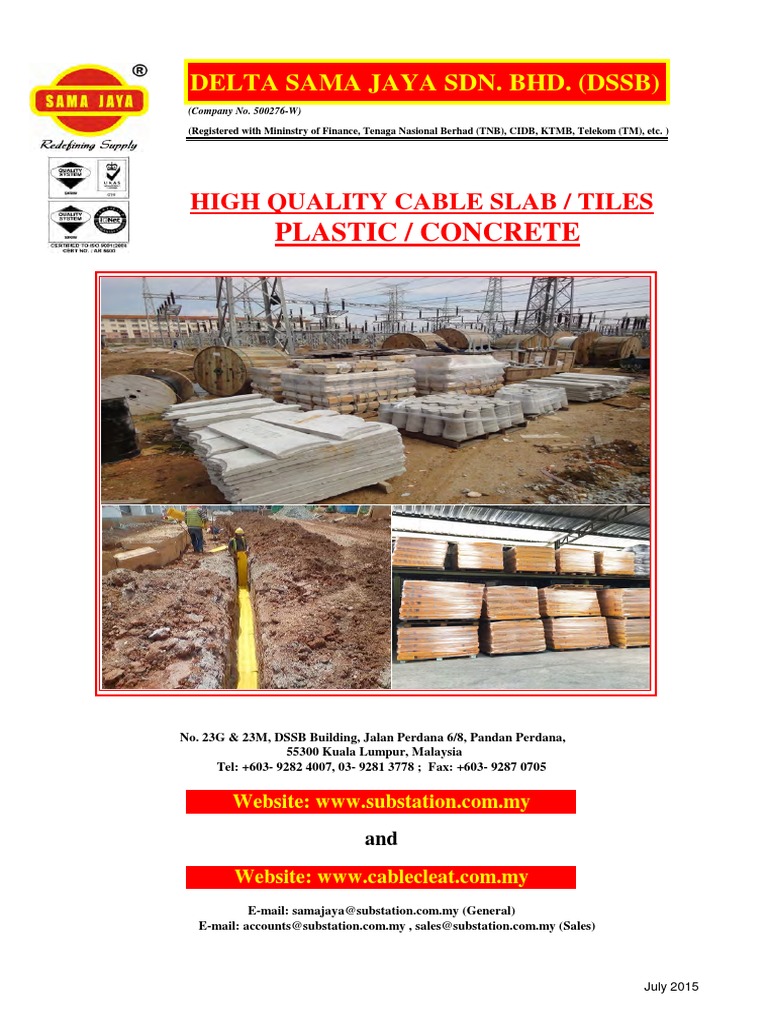 Cable Slab TNB | PDF | Malaysia | Nature