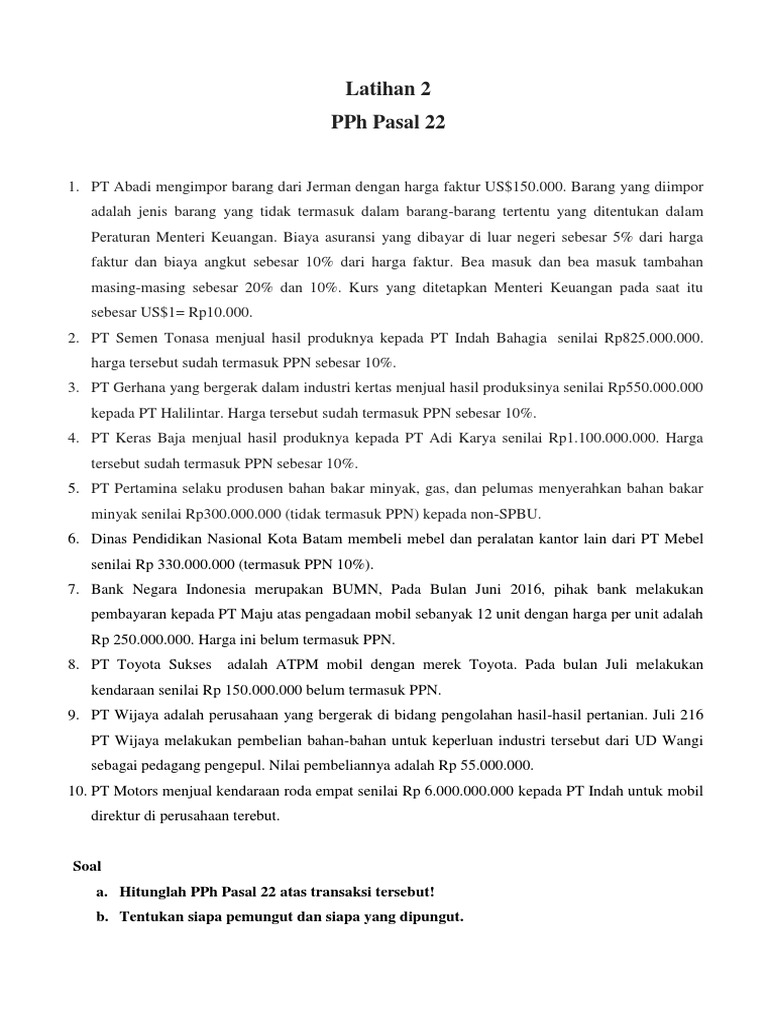 PPh22-Latihan2 | PDF
