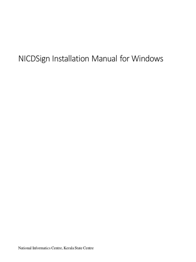 Installation Instructions Windows | PDF | Public Key Certificate ...