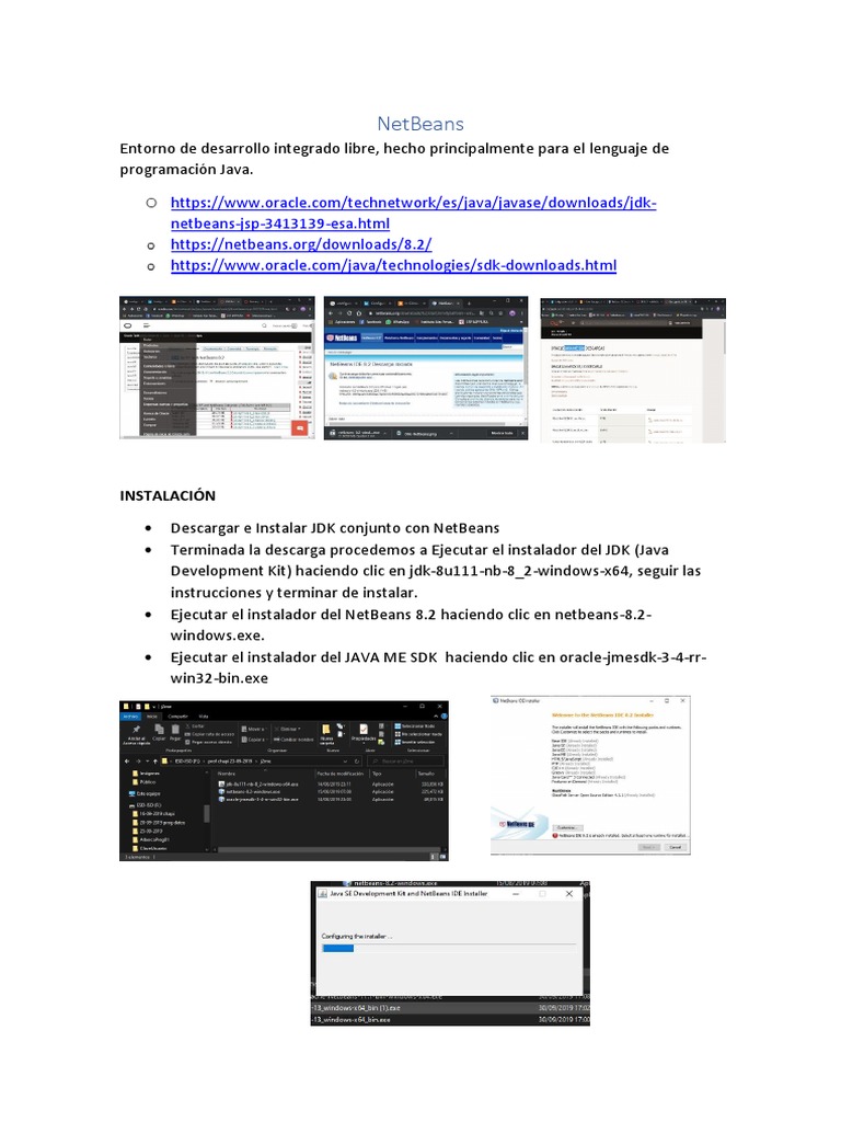 Guía de Instalación y Atajos de NetBeans 8.2 | PDF | Frijoles Netos | Aplicaciones y software