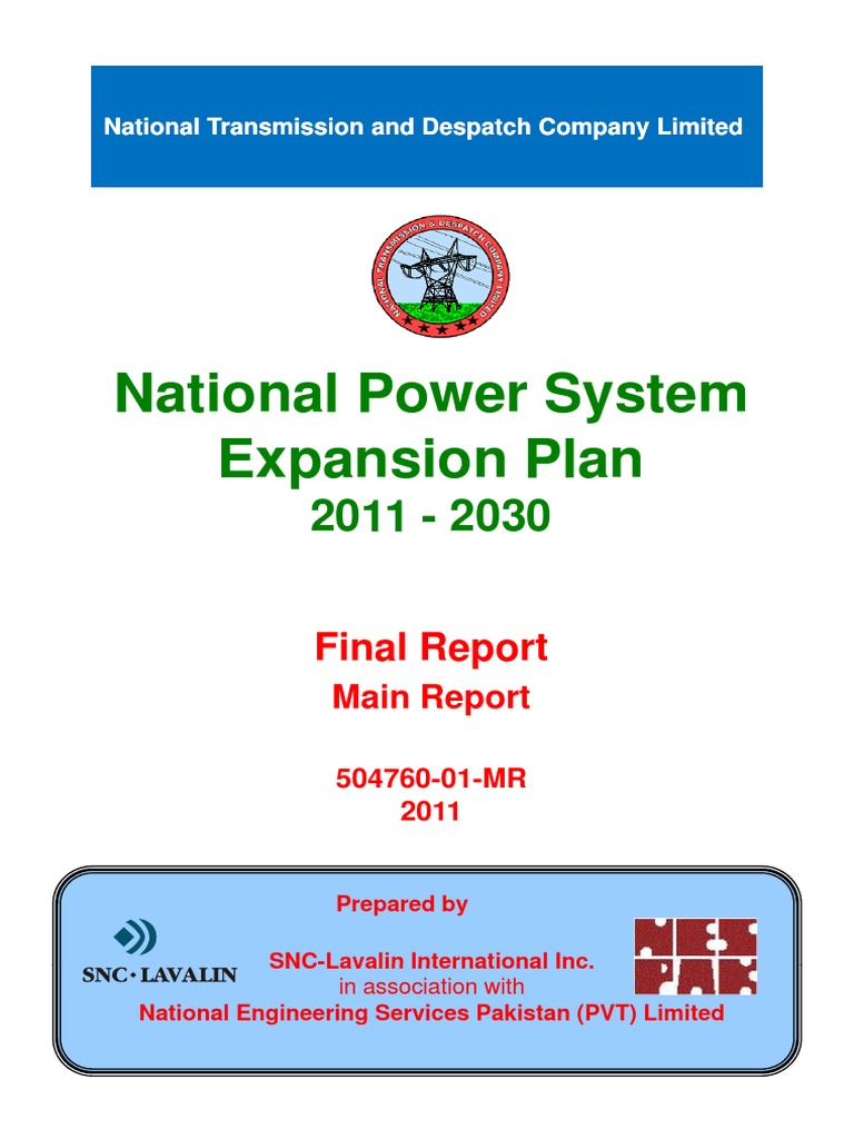 2011 - PSEP 01 Main Report PDF | PDF | Electricity Generation | Energy ...