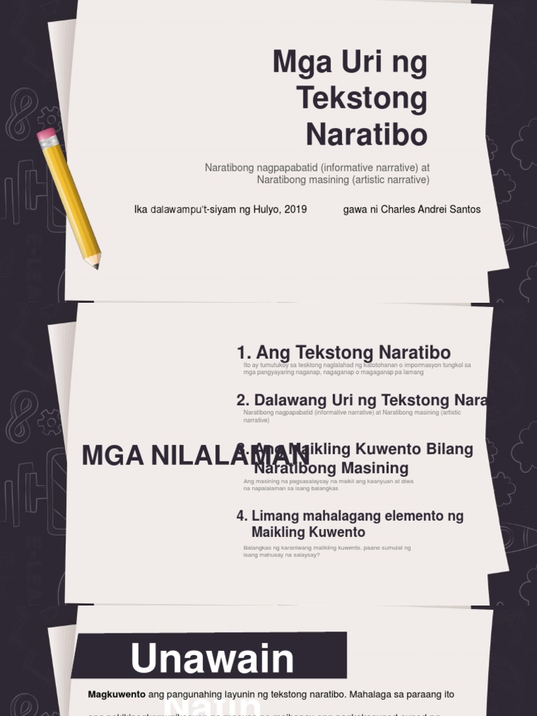 Tekstong Naratibo | PDF