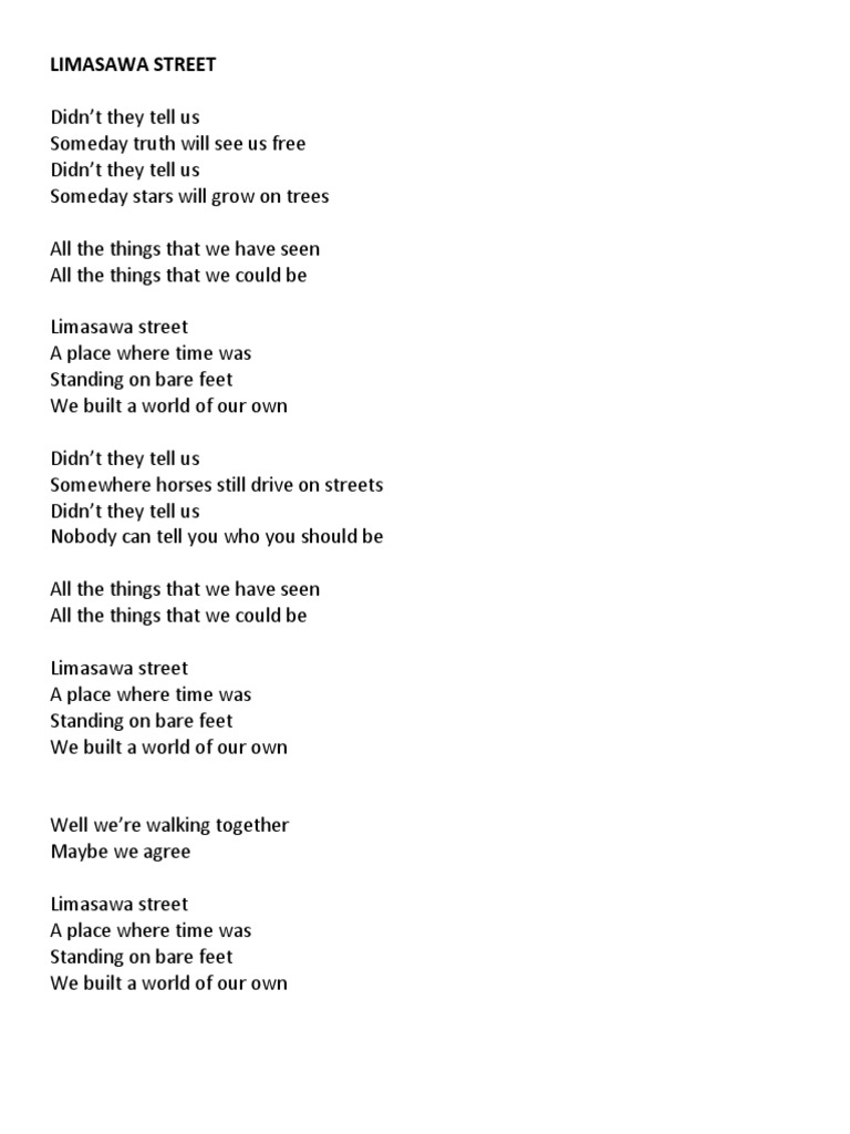 BEN BEN Lyrics | Download Free PDF | Song Structure | Musical Forms