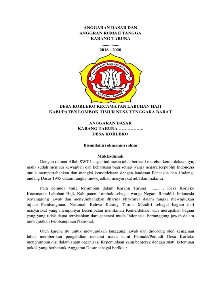 Ad Art Karang Taruna | PDF