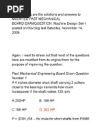 Mechanical Engineering Reviewer | PDF | Equations | Power Station