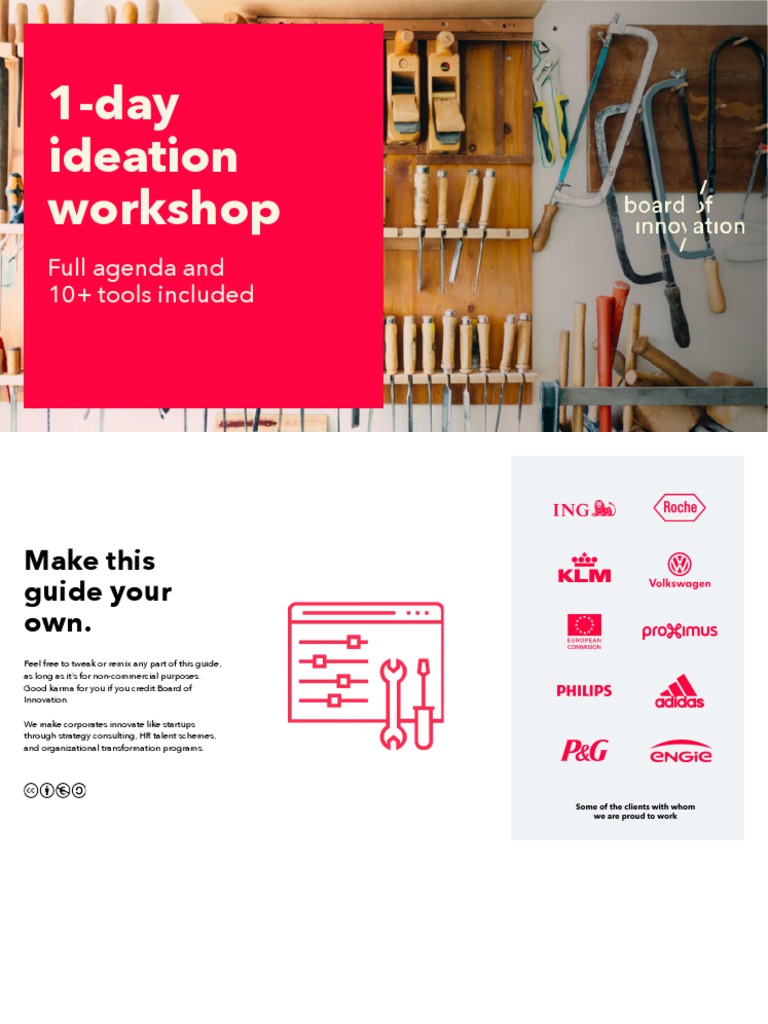 1 Day Workshop | PDF | Brainstorming | Innovation