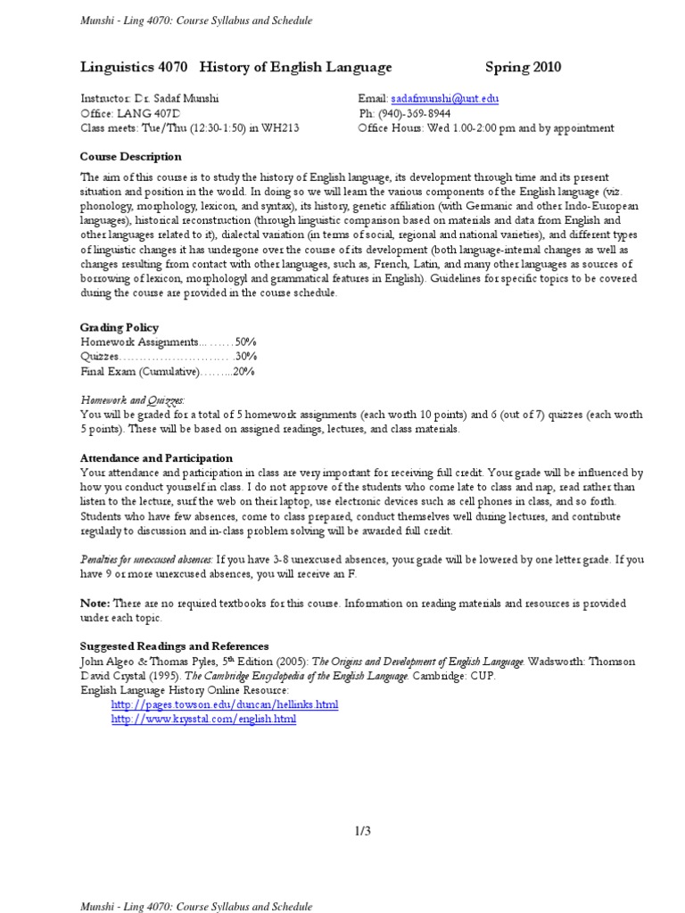 Resourses To History of English | PDF | English Language | Alphabet