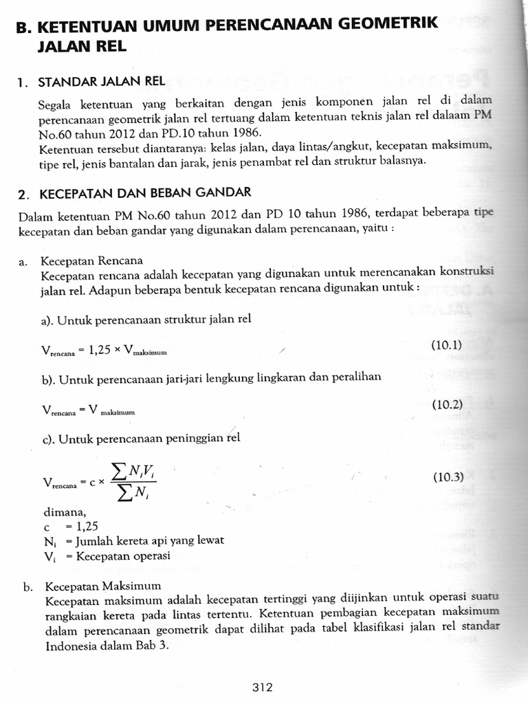 Perancangan Jalan Rel PDF | PDF