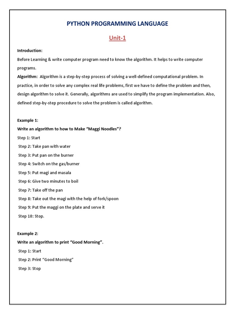 P2S1 CS216 RM 2019-20-2 PDF | PDF | Control Flow | Python (Programming Language)