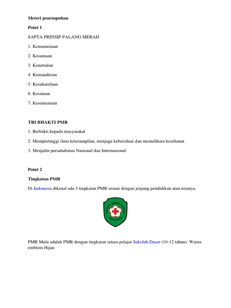 Meteri Penempuhan | PDF