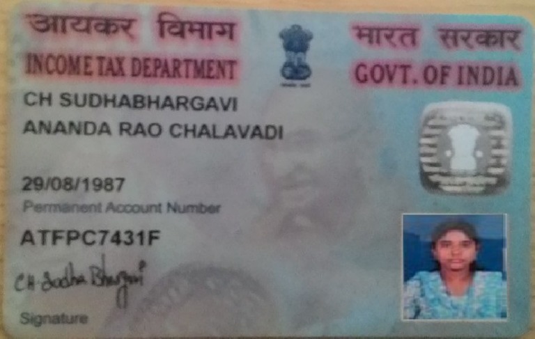 Sudha Pan Card | PDF