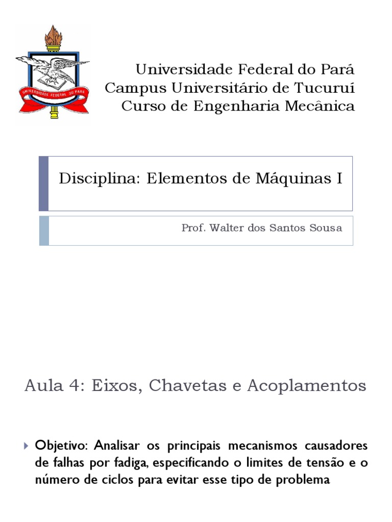Eixos, Chavetas e Acoplamentos | PDF | Estresse (Mecânica) | Equações