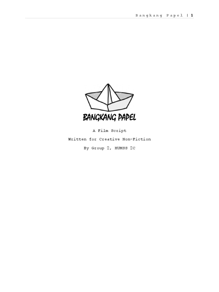 Bangkang Papel | PDF