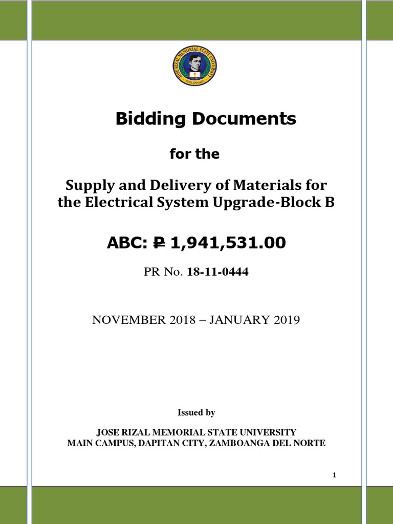 Bidding Documents | PDF | Joint Venture | Prices