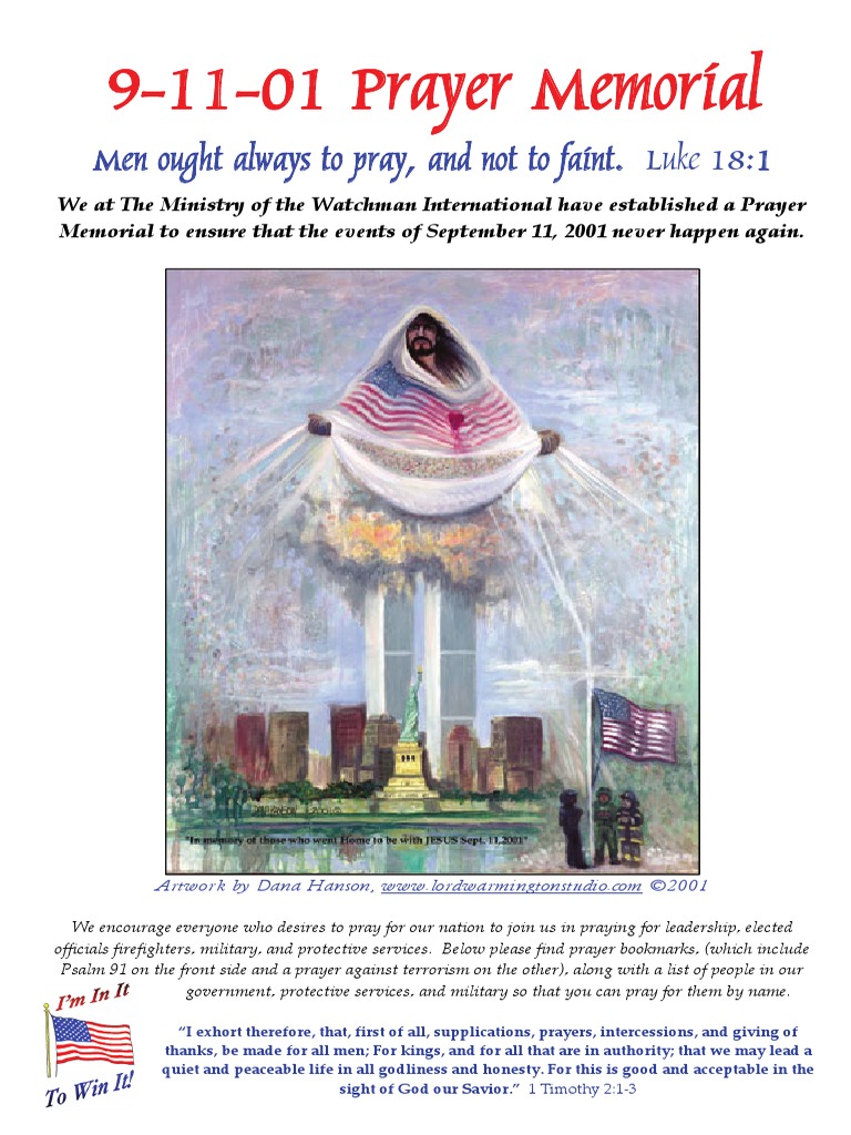 9-11 Prayer Memorial Prayers | PDF | Prayer | Lord's Prayer