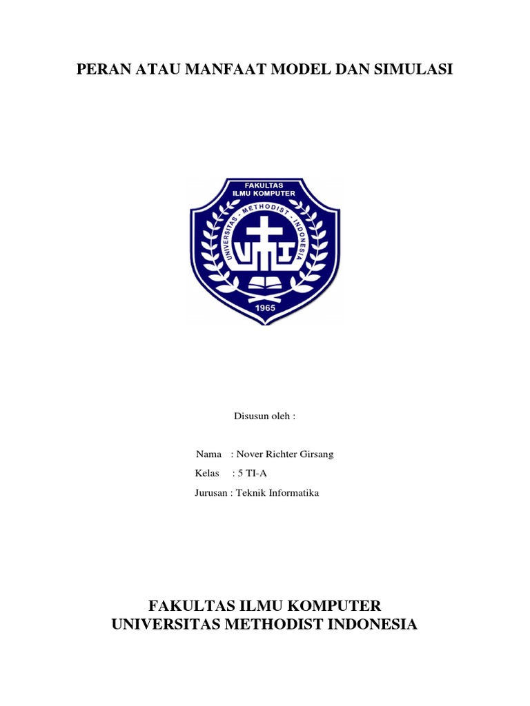 Peran Atau Manfaat Model Dan Simulasi | PDF