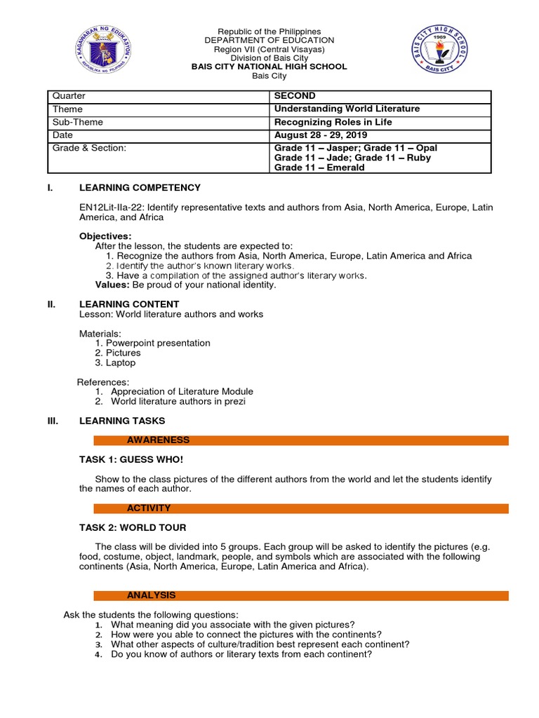 Bais City National High School | PDF | Communication | Learning