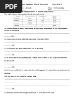 Alcohols & Carboxylic Acids 1 QP | PDF | Ester | Ethanol