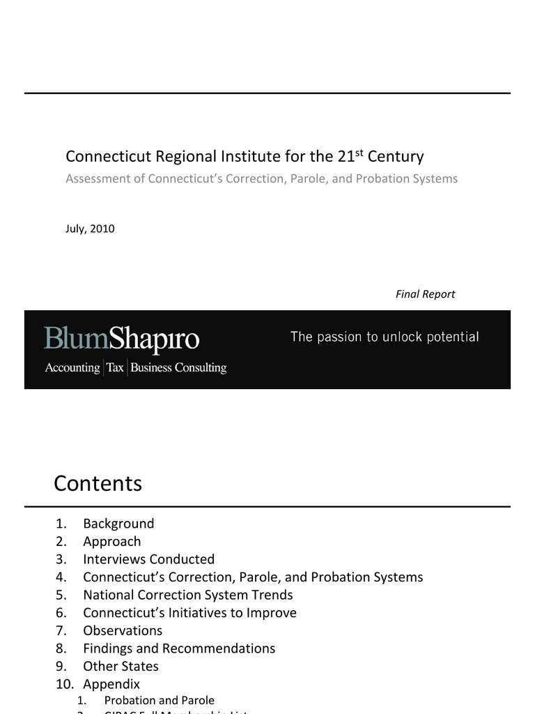 Prison Report | PDF | Recidivism | Prison