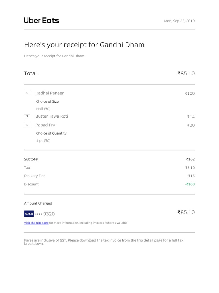 Uber Eats | PDF
