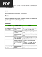 Error Code Explanation - Ups | PDF | Power Inverter | Battery Charger